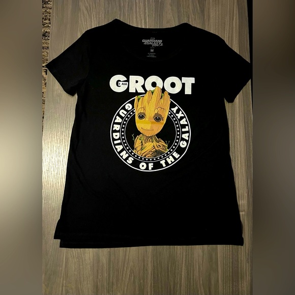 Tops | I Am Groot Medium Tshirt Made Of Polyester And Rayon | Poshmark
